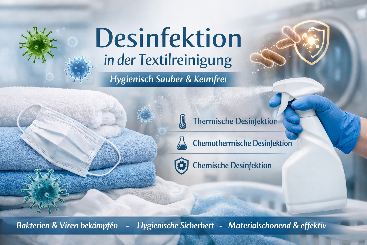 Desinfektion - Müden Reinigung